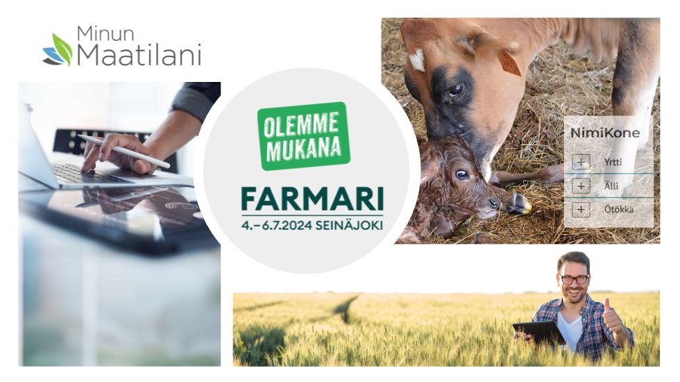 Olemme mukana Farmarissa 4.-6.7.2024 | Minun Maatilani